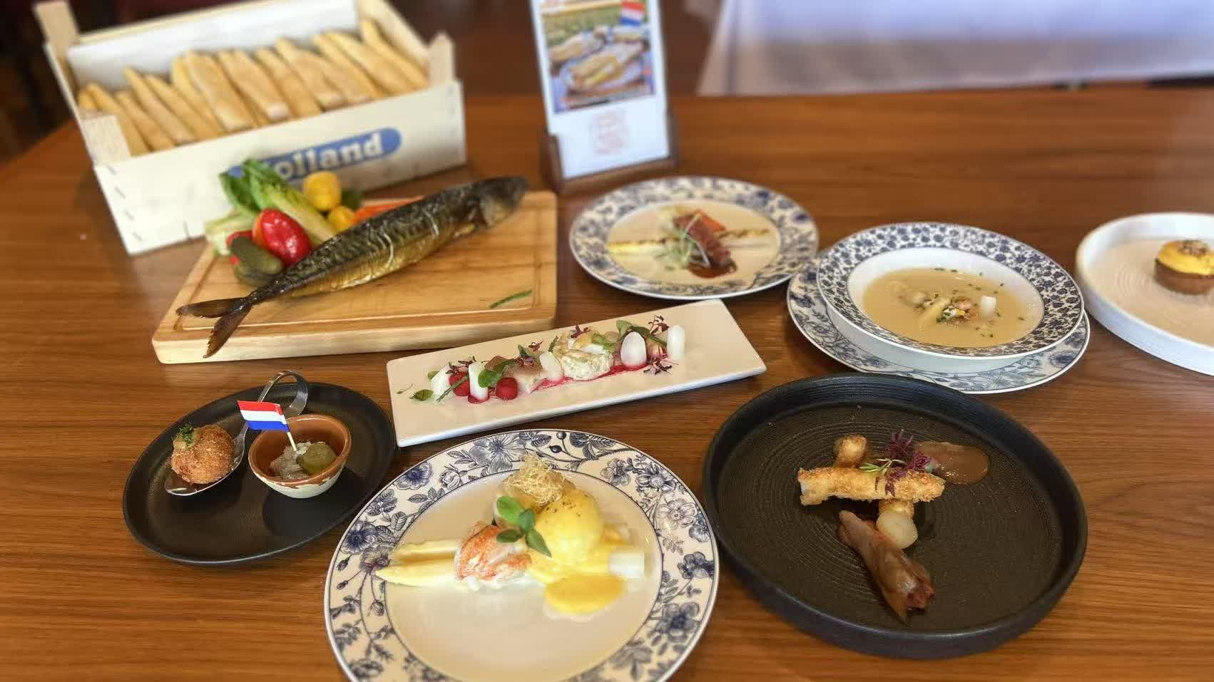 (有片) The Dutch House Restaurant 荷蘭林堡「3A白蘆筍 」 春季限定頂級饗宴 - 美食 - 香港文匯網